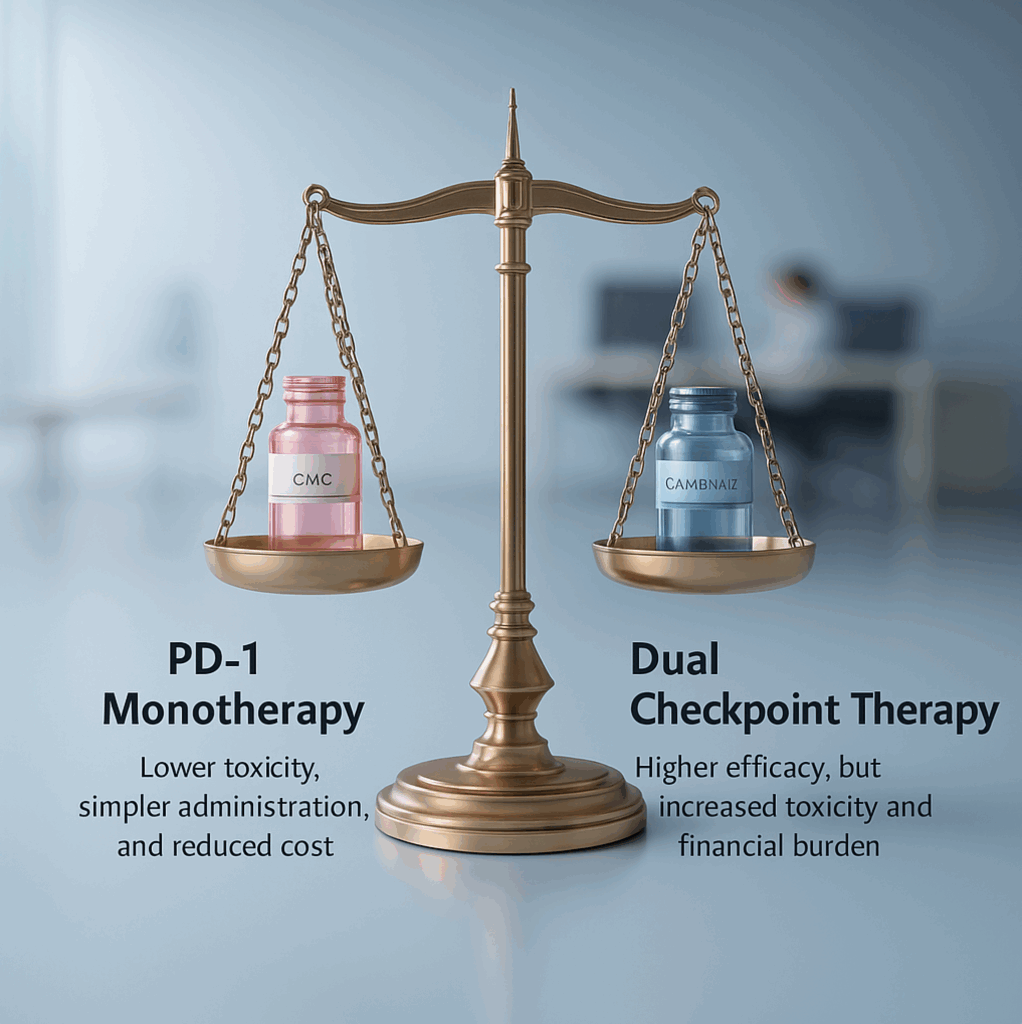 Dual Checkpoint Therapy vs. PD-1 Monotherapy in MSI-H Colorectal Cancer ...